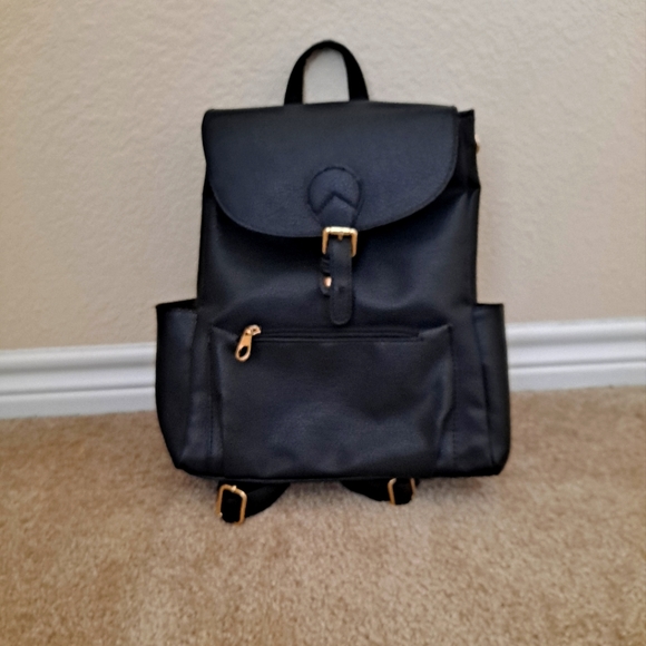 Bags | Classic Black Backpack | Poshmark